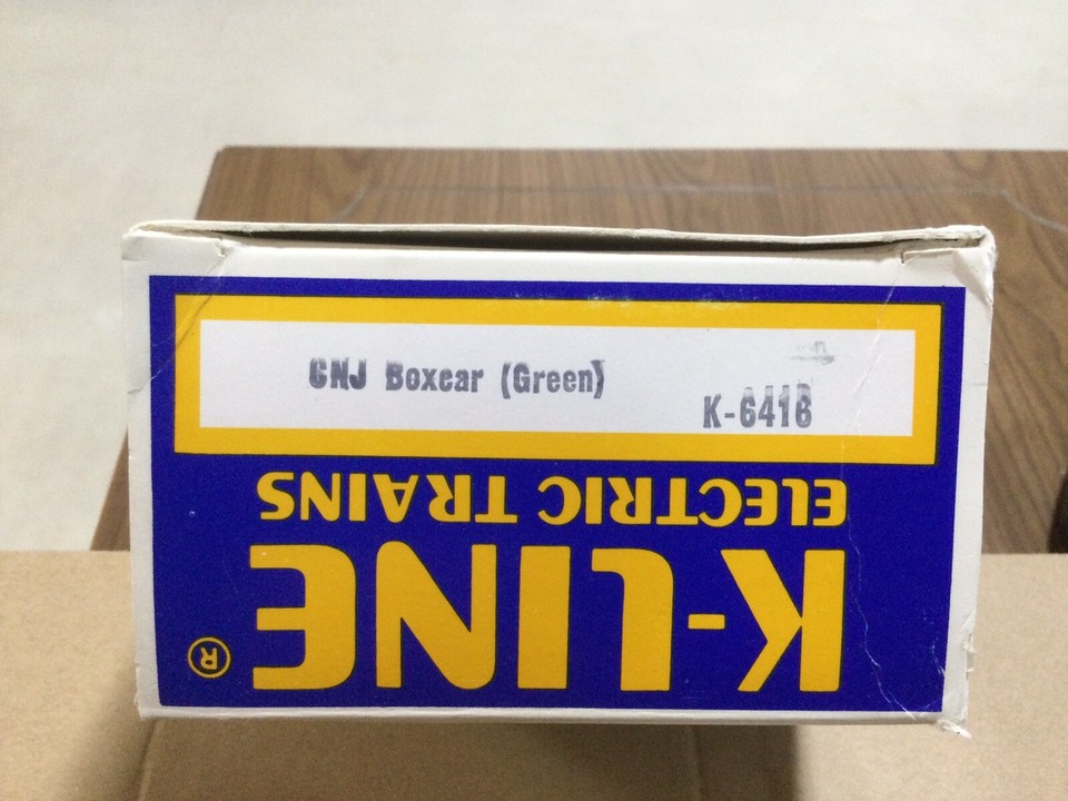 K-Line O-Scale CNJ Box Car CNJ 6416 Blt 12-87 | eBay