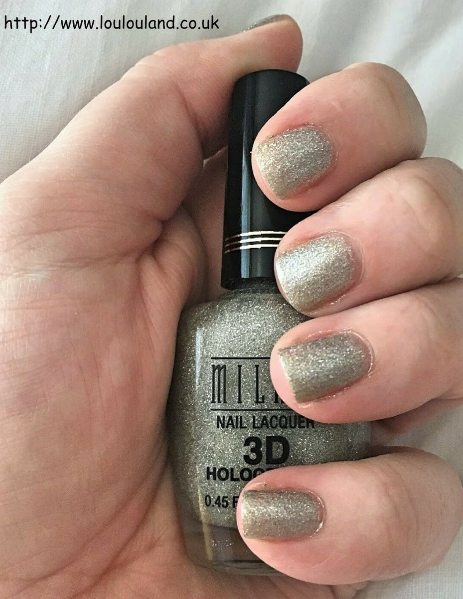Milani Gold Glitter Nail Polish