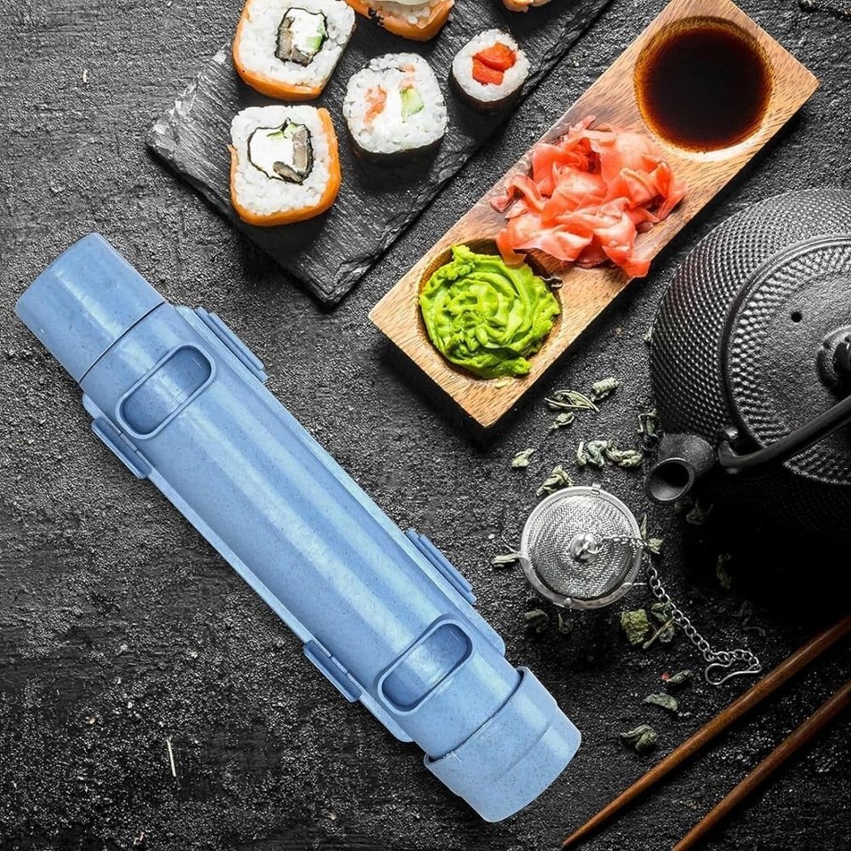 Quick Sushi Make Sushi Making Kit with Sushi Bazooka,Plastic Sushi ...