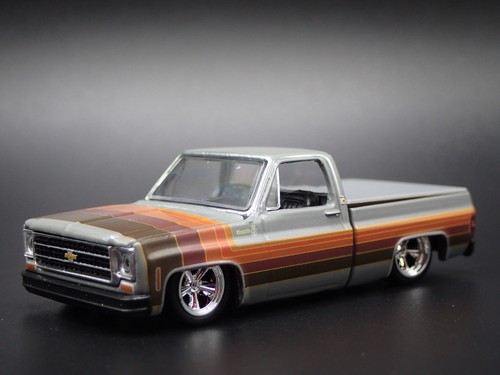 1978 CHEVY CHEVROLET C10 SILVERADO SQUAREBODY TRUCK GRAY 1/64 DIECAST ...