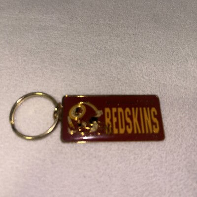 Vintage 1995 Team NFL Washington Redskins Keychain Peter David | eBay