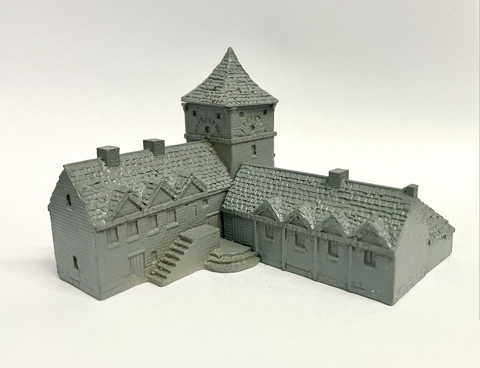 6mm Waterloo wargames Buildings Set - 6mm Wargames Terrain - Waterloo ...