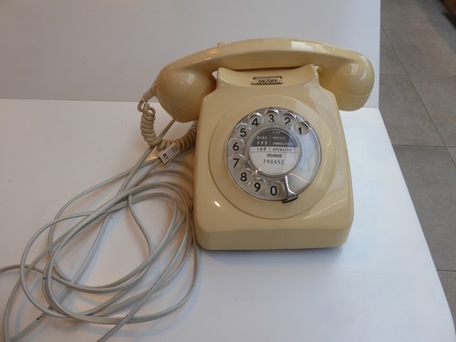 Vintage BT 8746G Rotary Dial Telephone | 1980s British Telecom Retro ...