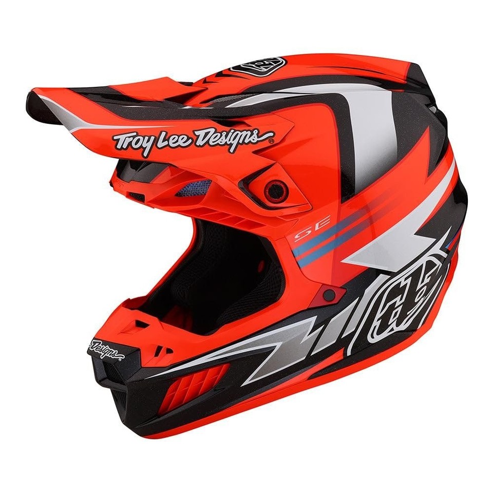 Troy Lee Designs SE5 Composite Adult Motocross Dirt Bike Helmet W/MIPS ...