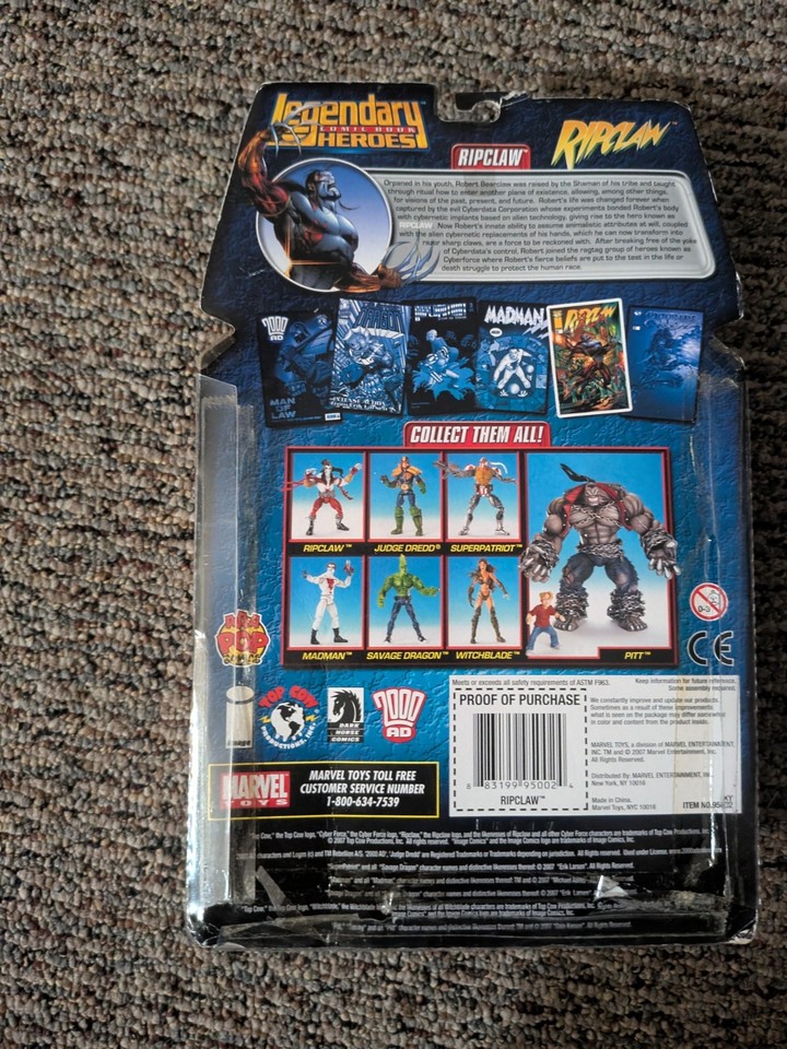 Marvel Legendary Comic Book Heroes Ripclaw Action Figure No Pitt BAF | eBay