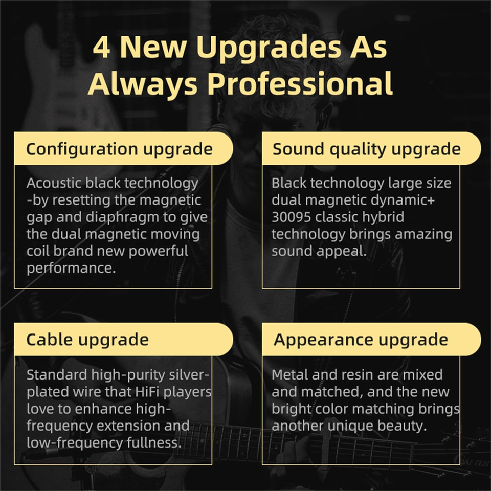 CCZ Melody - Auricolari In-Ear Con Monitor USB-C, Ibridi 1BA 1DD, Hi-Fi ...