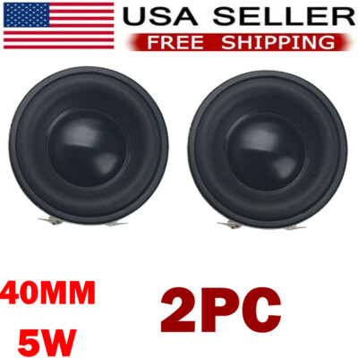 2pcs 40mm Mini Audio Portable Speakers 16 Core 4 Ohm 5w Full Range ...