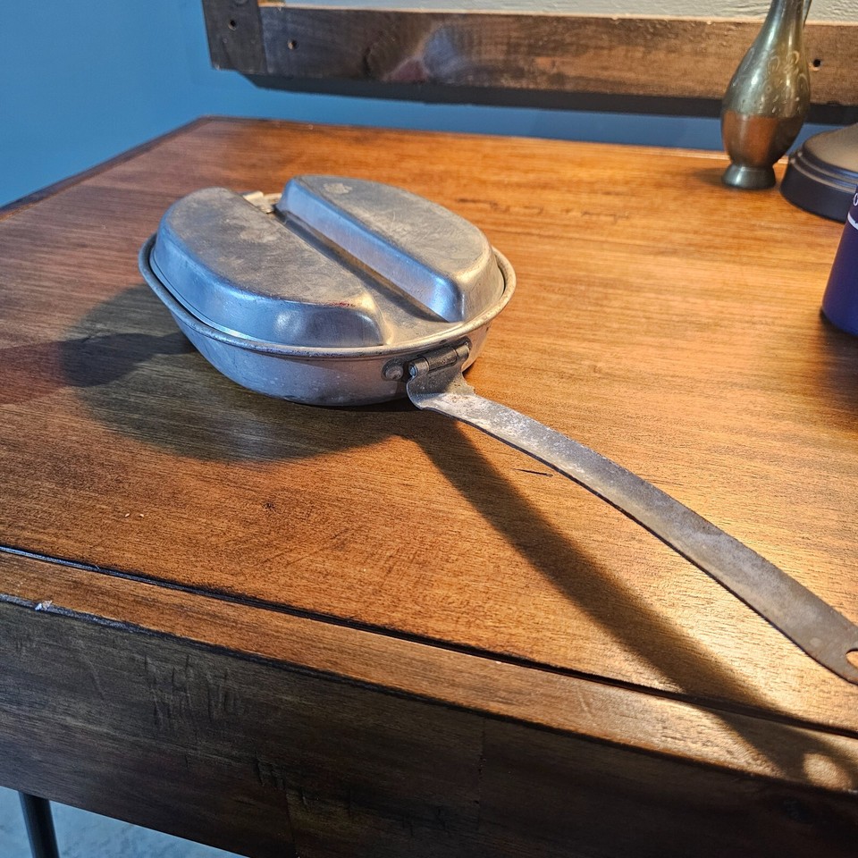 Vintage US Army Military Issue Vietnam Era Mess Kit w/Utensils | eBay