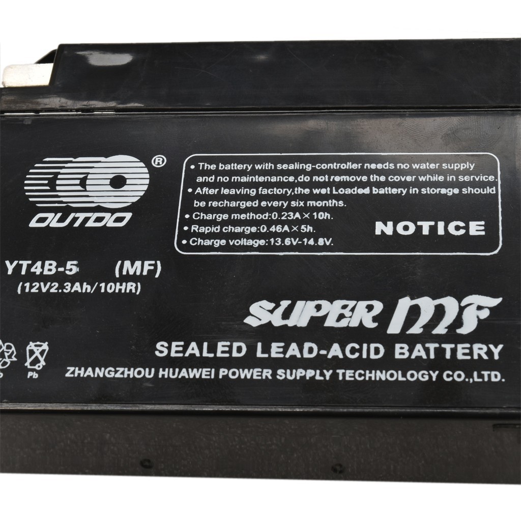 AGM Battery YT4B-5 GT4B-5-BS for Yamaha TTR50E SR400 Suzuki DR-Z70 Dirt ...