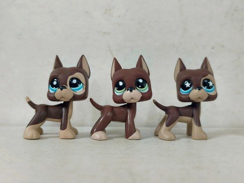3pcs/lot Littlest Pet Shop toy LPS Great Dane Dog #1519 #817 Kid Toy | eBay