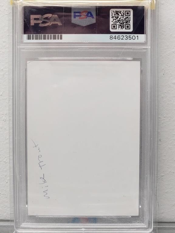 MIKE TROUT ROOKIE / MINOR LEAGUE SIGNATURE / AUTO CARD / PSA / RARE | eBay