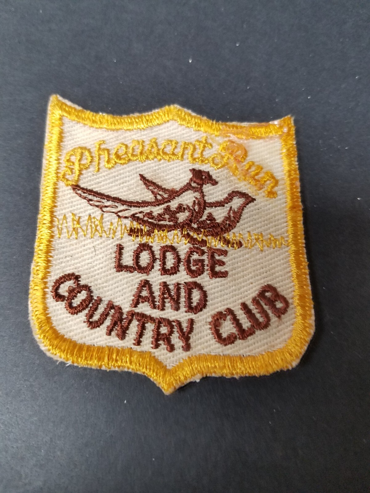 Vintage Pheasant Run Lodge and Country Club Hat or Golf Patch | eBay
