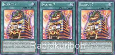 Yugioh 3x Jackpot 7 - PRIO-EN068 - Playset | eBay