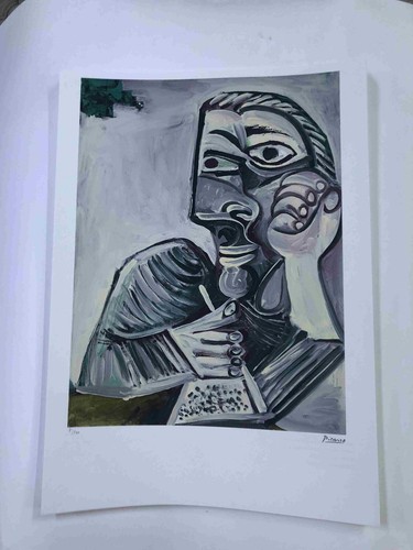 Pablo Picasso Lithography off set cm 50x70 Signing on plate with ...