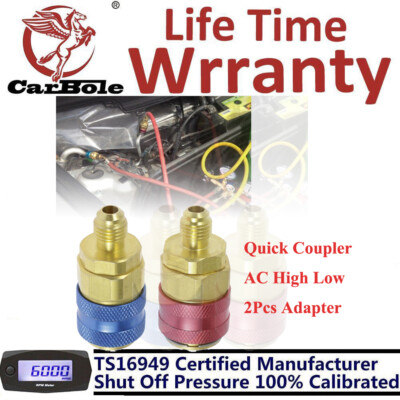 2Pack Car Freon AC A/C Air Conditioning High/Low Quick Connector ...
