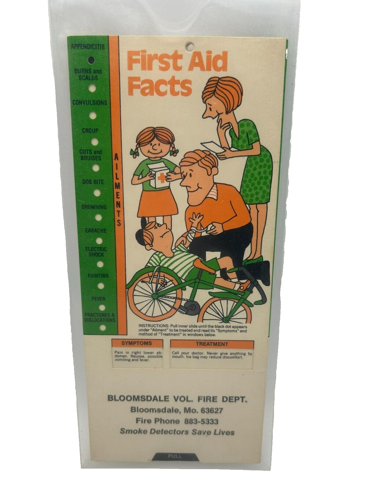 First Aid Facts Guide Symptoms Treatment Advertising Promotional ...