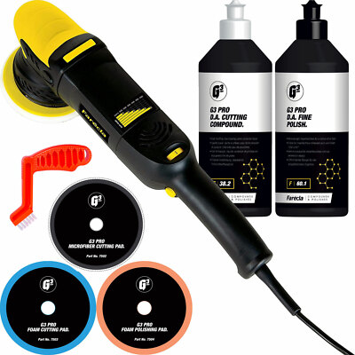 G3 Pro 15mm DA Polisher Kit - DA Cutting Compound, Fine Polish ...