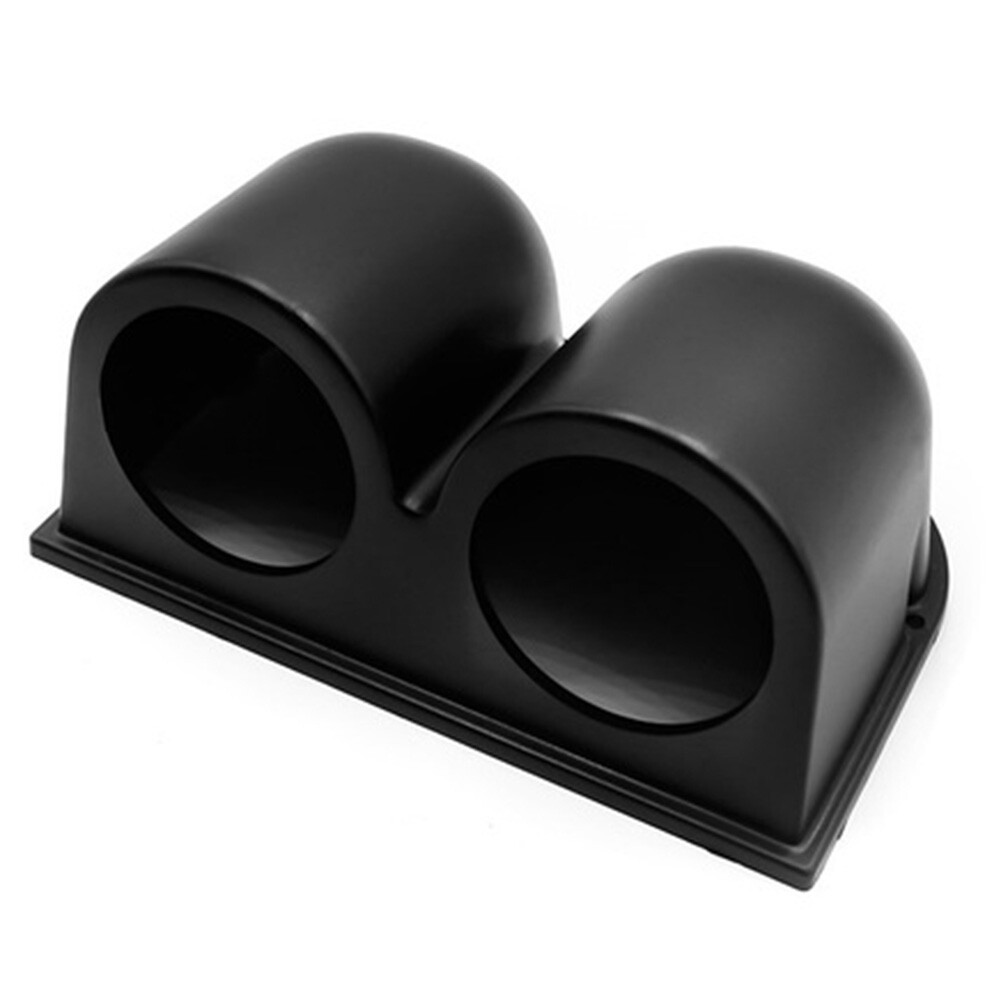 2 Inch 52mm Dashboard Dual Gauge Pod Black Dual Hole 2 Holes Gauge ...