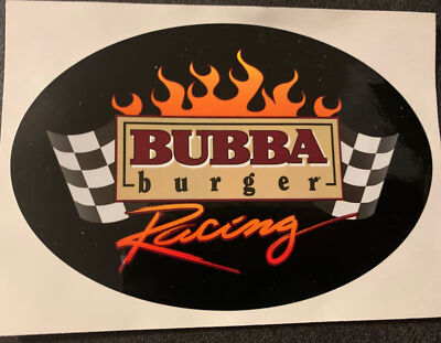 BUBBA Burger Racing BUMPER/WINDOW STICKER Sponsor IMSA Sports Car ...