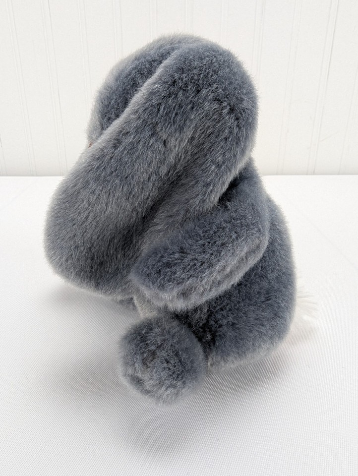 Gund Sweet Bunnies Gray Bunny Rabbit Plush 6" Stuffed Animal 4038467 ...