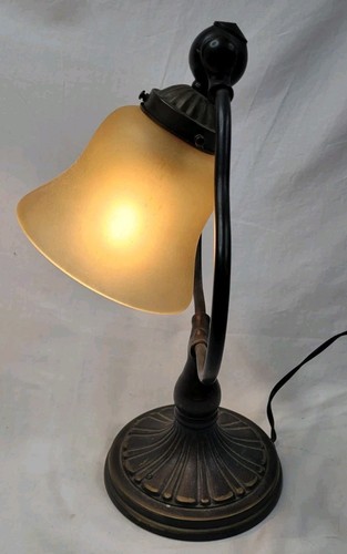 Tiffany Style Harp Table Lamp Handel | eBay