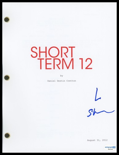 LaKeith Stanfield "Short Term 12" AUTOGRAPH Signed Full Script ...