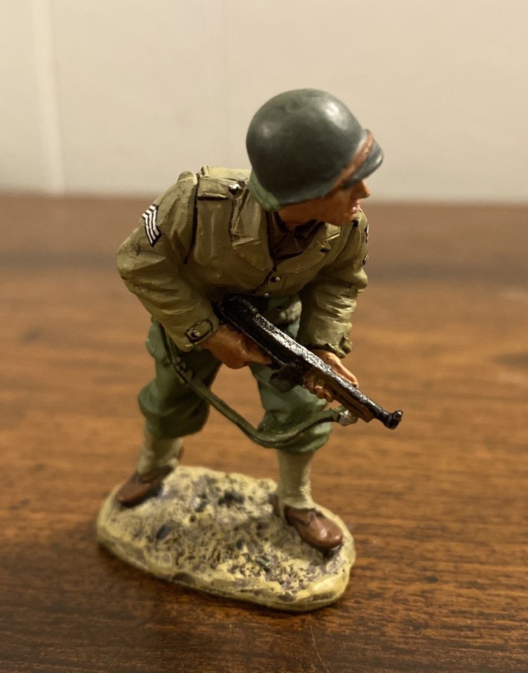 King & Country DD033 WW2 D-Day US Attacking 4 Man Attack DD33 Miniature ...