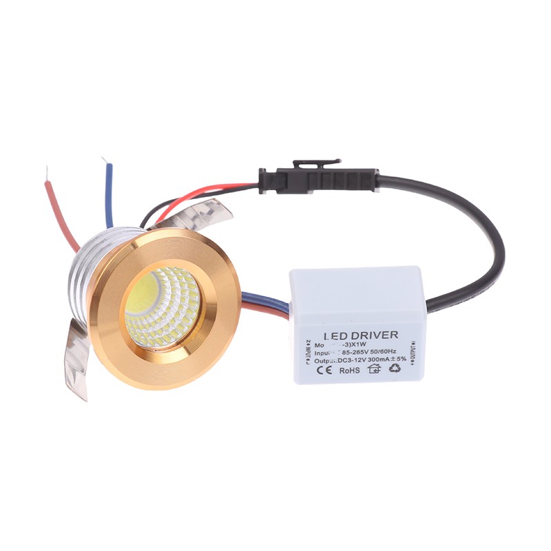 Mini LED Spot Downlights COB 3W 220V/12V Jewelry Cabinet Light Cut Hole 30mm | eBay Australia