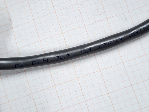 Belden 9841 24/1P RS485 120 Ohm Low Cap Multi-Shielded Computer Cable ...