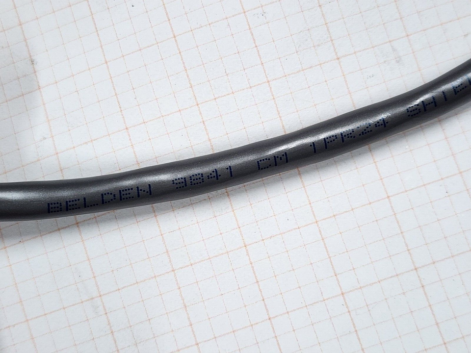Belden 9841 24/1P RS485 120 Ohm Low Cap Multi-Shielded Computer Cable ...