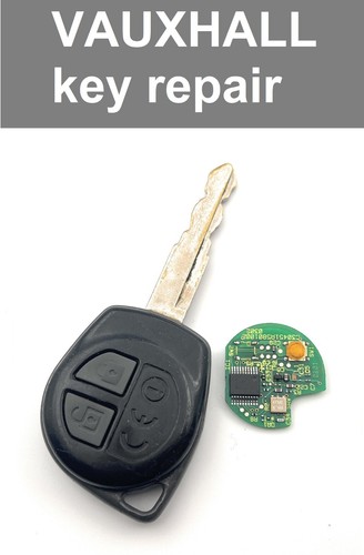 Vauxhall Agila 2 button remote key fob repair battery rubber button ...