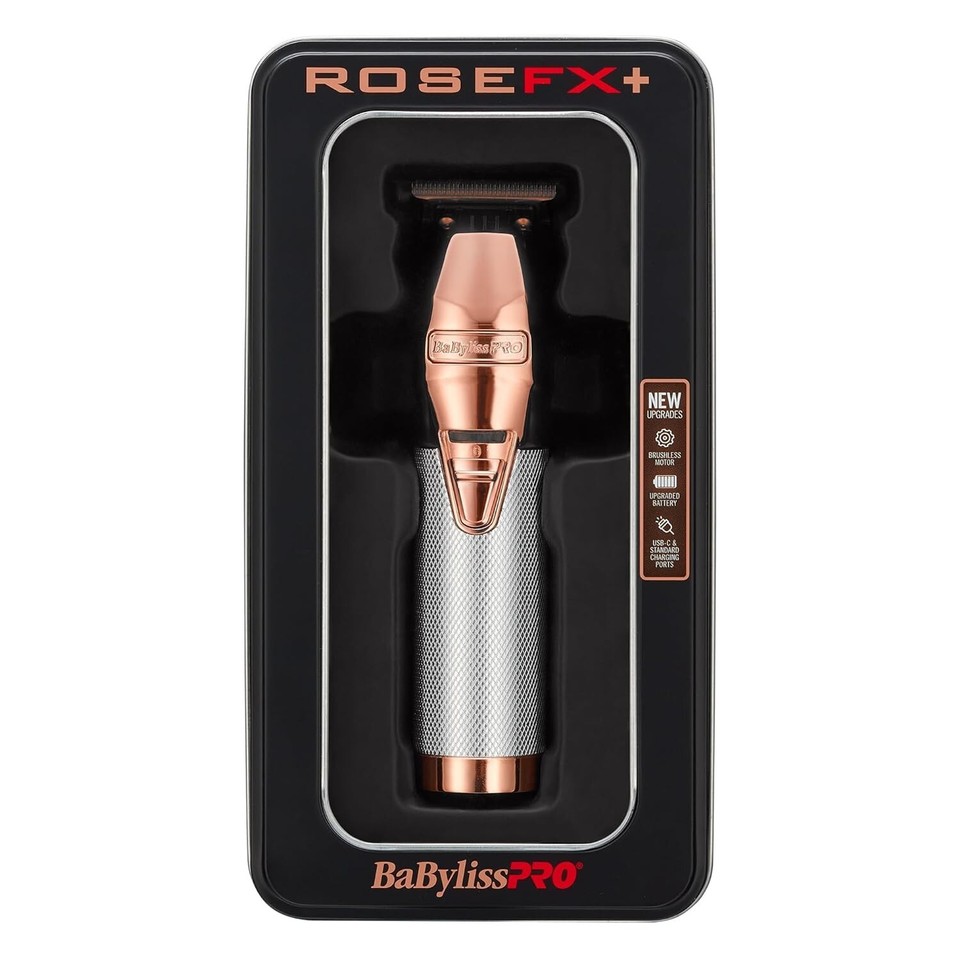 Babyliss Pro ROSE GOLD FX+ FX870NRG Clipper FX787NRG Trimmer FXFS2RG ...