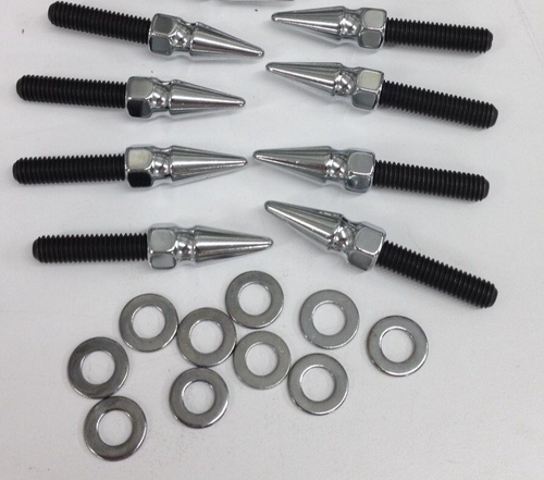 8 Harley Softail Deluxe Chrome Rear Fender Strut SPIKE Bolt 2018-Up ...