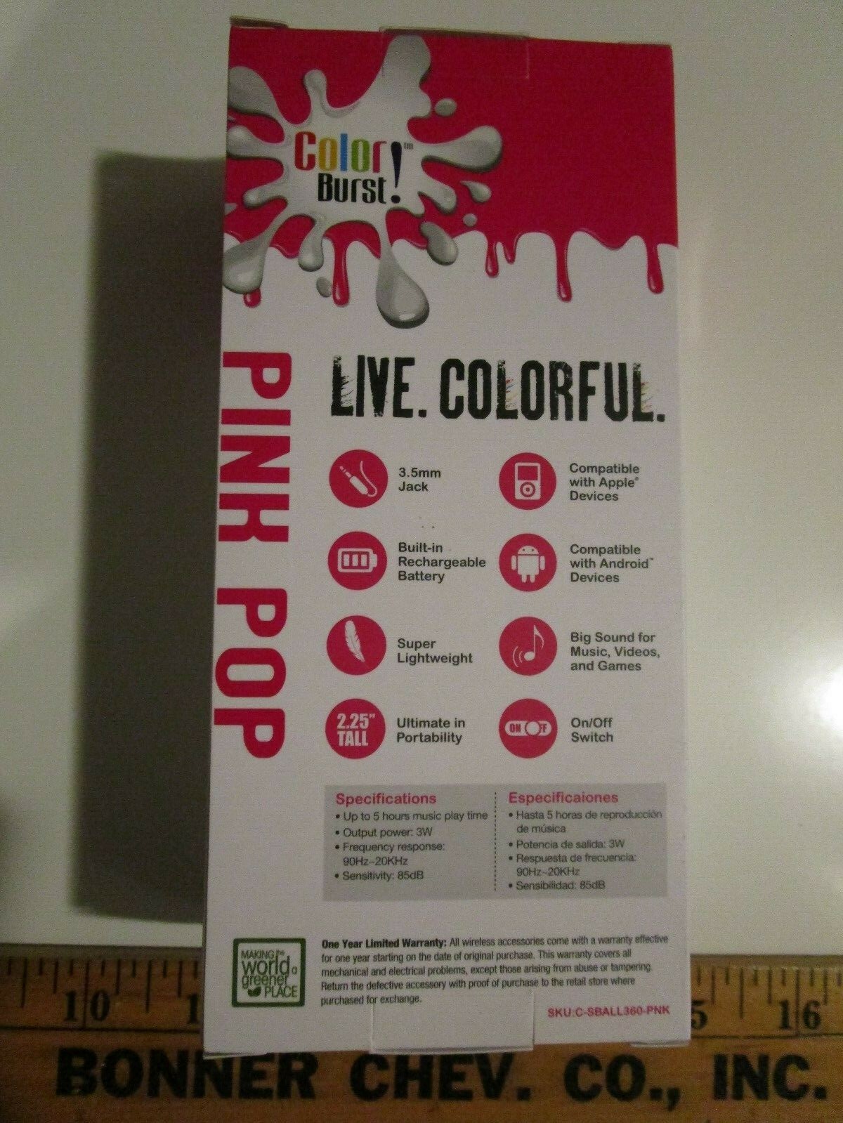 Details About Quikcell 6poczd1 Sound Ball Portable Speaker Universal ...