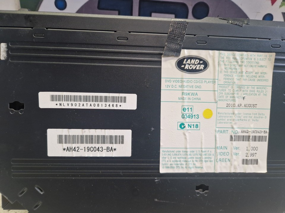 RANGE ROVER L322 CD DVD CHANGER WITH MAGAZINE AH42-19C043-BA | eBay ...