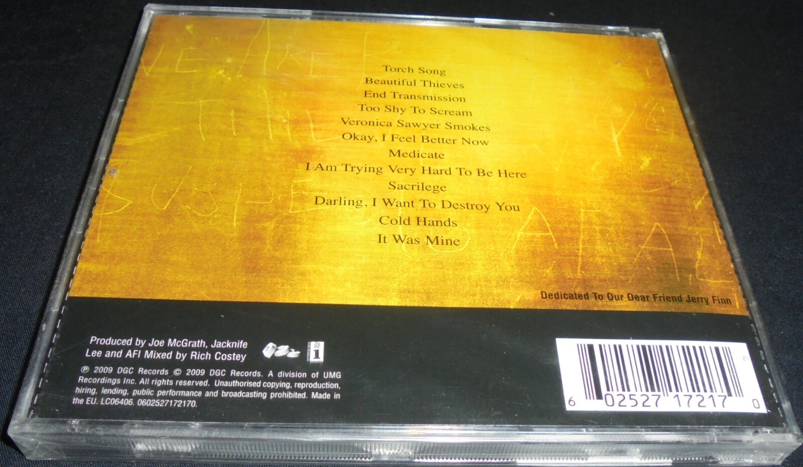 AFI - CRASH LOVE -12 TRACK CD- BRAND NEW SEALED | eBay Australia