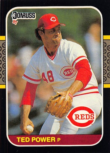 Ted Power 1987 Donruss 536 Cincinnati Reds Baseball Card | eBay