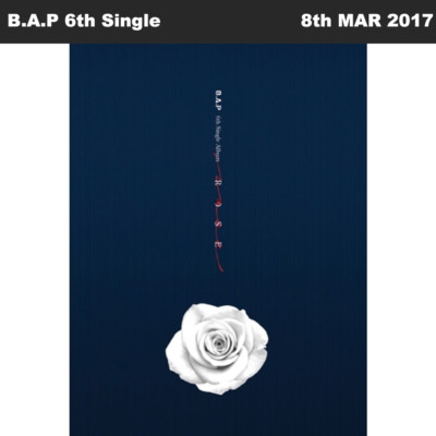 B.A.P BAP ROSE 6th Single Album B Ver CD+Photobook+Post Card+Photo Card ...