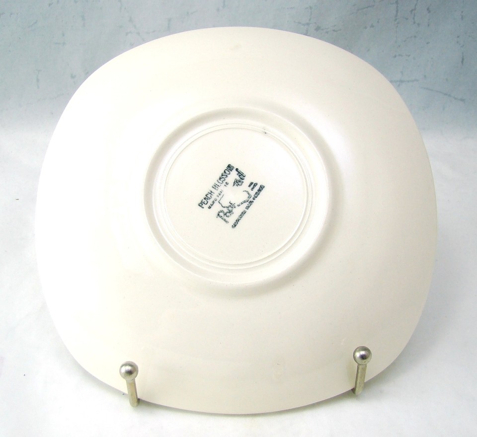 Metlox Vernon PoppyTrail California Peach Blossom Quadrato Pane & Burro ...