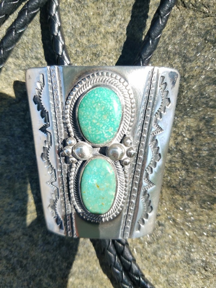 John Begay, Navajo, Vintage/New 1990's. Sterling Silver / Turquoise ...