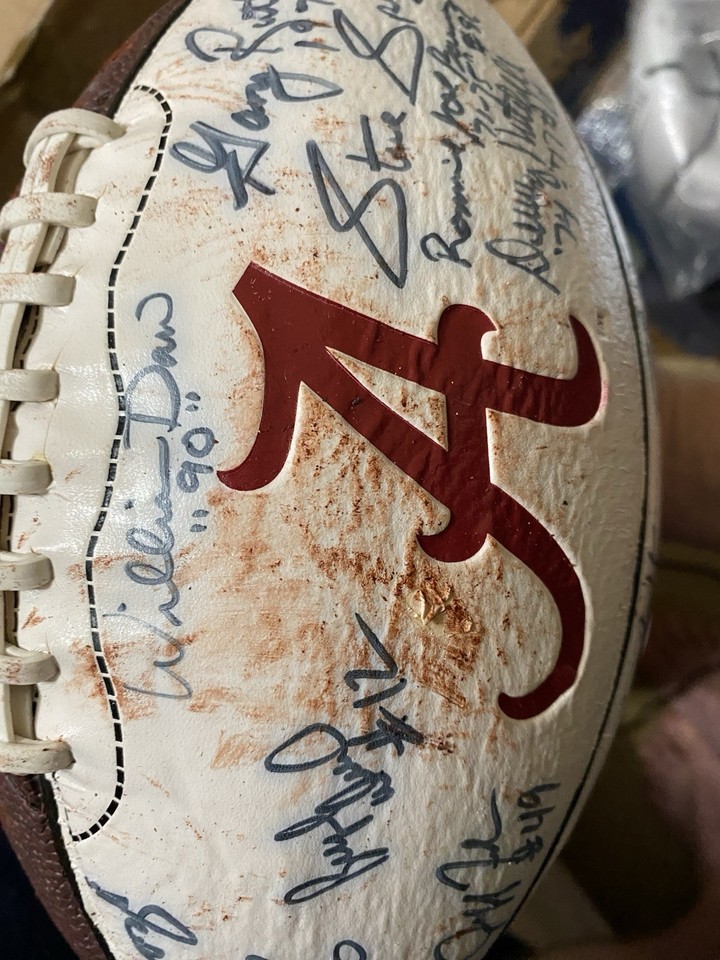 Alabama Crimson Tide Autograph Football Signed By Bama Alumni From Many ...