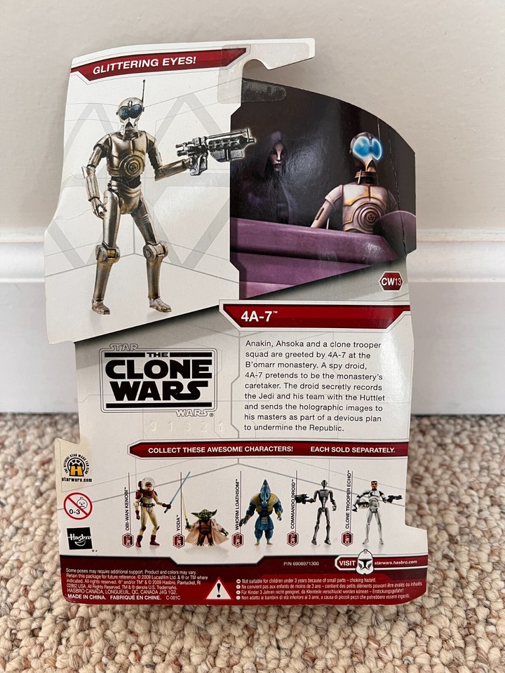 NIB Star Wars 2009 4A-7 Droid CW13 The Clone Wars (Never Opened) | eBay