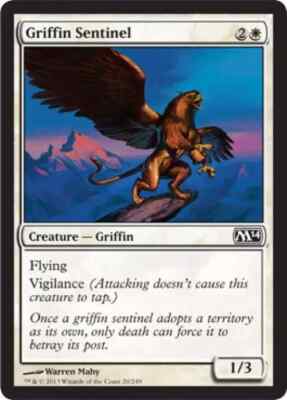 Griffin Sentinel - English MTG Magic 2014 Core Set Magic the Gathering ...