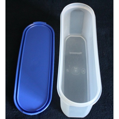 Tupperware Modular Mate 2400B 2 Liter Oval Storage Container Blue Lid ...