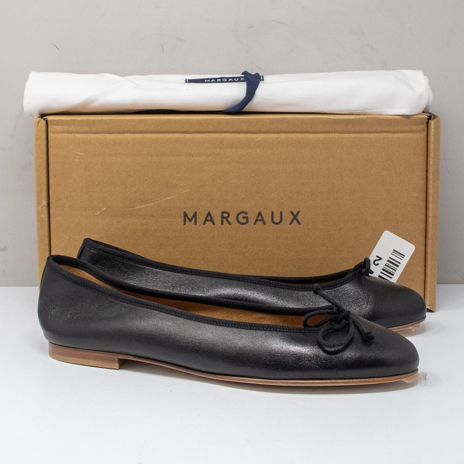 Margaux The Demi Black Leather Ballet Flats, Size 42 M (11 US) | eBay