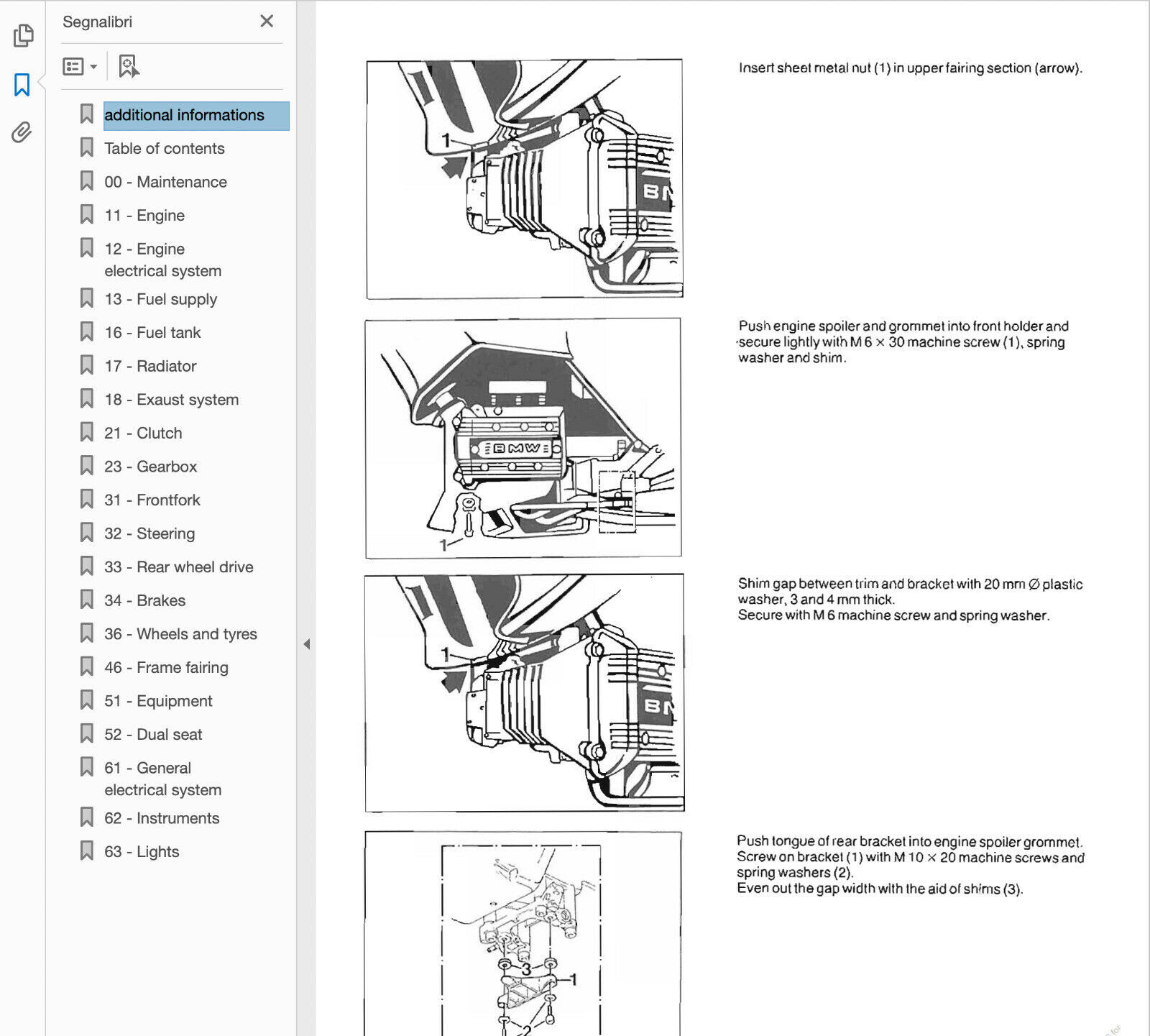 Bmw K75-K100 (2 Valvole) manuale officina su cd | eBay