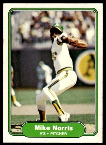 1982 Fleer Mike Norris Oakland Athletics #103 | eBay