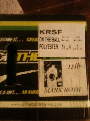 NIB 15 lb OTB MARK ROTH LIMITED EDITION BOWLING BALL only 200 made ! | eBay