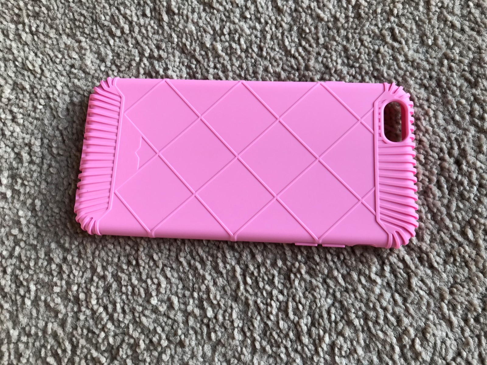 Apple Iphone Pink Case Back Cover Silicon Rubber Case for Phone Scrub ...