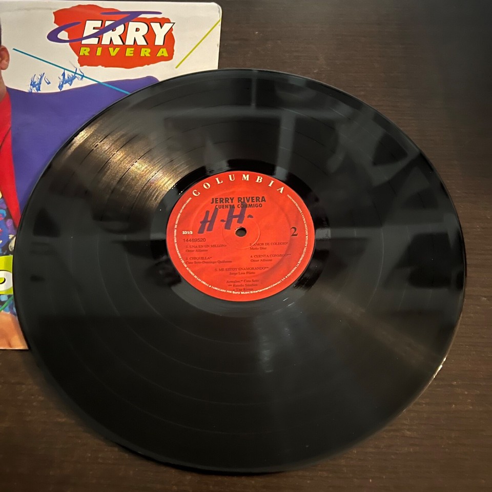 Jerry Rivera - Cuenta Conmigo TREMENDA SALSA ROMANTICA 1992 LATIN LP ...